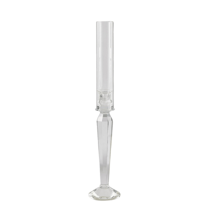 Crystal prisma candle holder